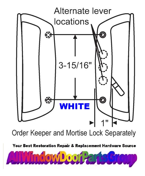 Sliding Patio Door Handle | Clam Shell / EURO DESIGN | All Window Door ...
