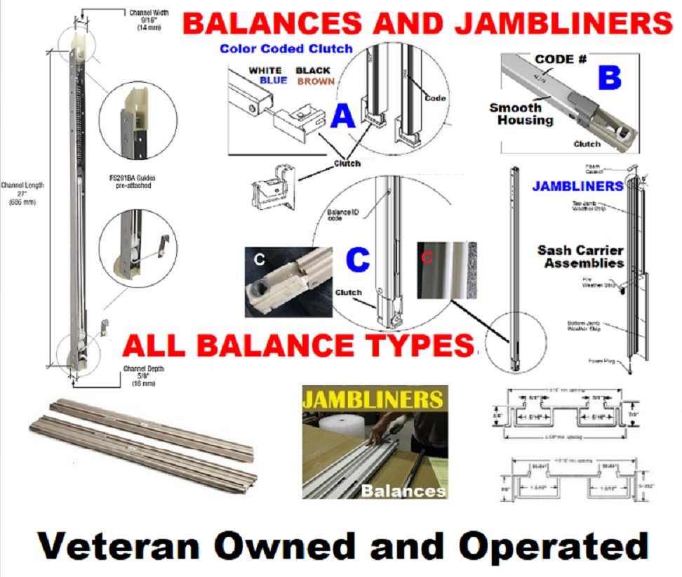 Window Balances Sash Balance Systems | Single Double Hung Windows | All ...
