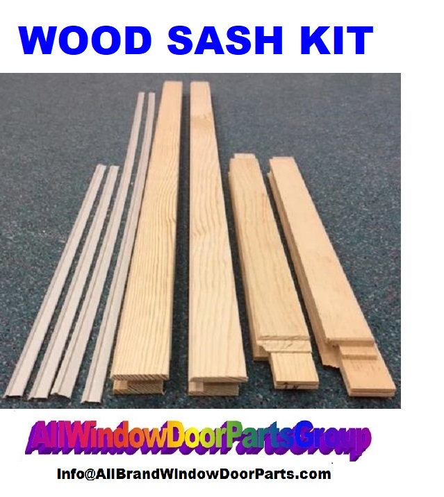 Wood Window Sash Kits | Caradco Styles With or Without Glass or Clad ...
