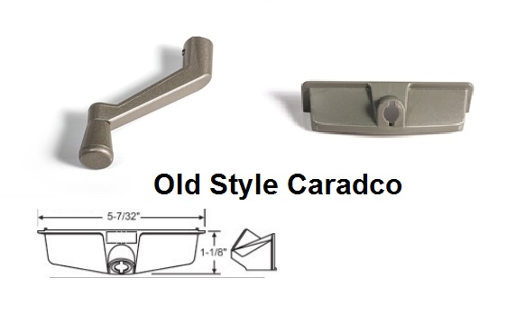 Caradco Casement Window Old Style Roto Handle and Cover | All Window ...
