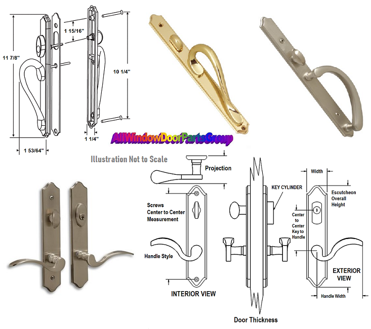 Swing Door Handle Replacement Sets | Top Lock Thumb-Turn | All Window ...