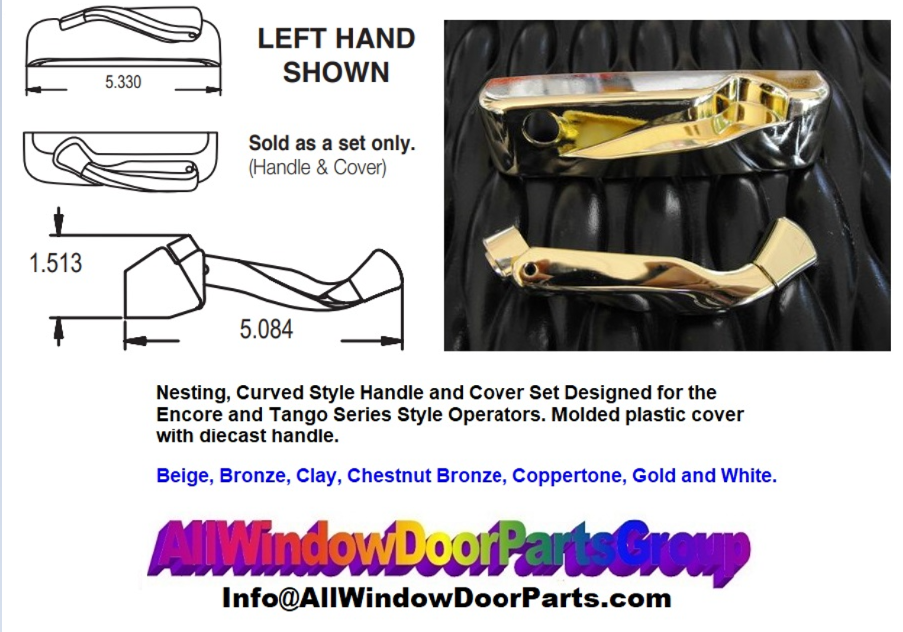 Kolbe Style - Casement Operator Cover with Folding Handle | All Window ...