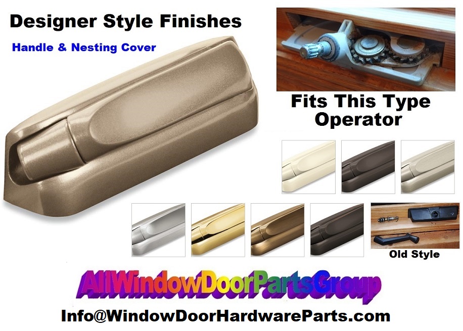 Designer Upgrade Style Casement Folding Handle Cover Sets | All Window ...