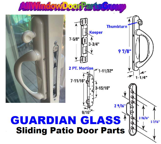 Guardian Glass Door Service Parts | Patio Door Top Lock Sliding Patio ...