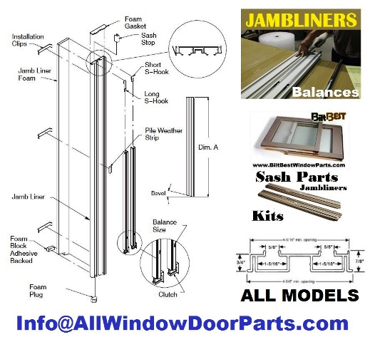 Double Hung Window Jambliners | Balances | Free Parts ID Help | All ...