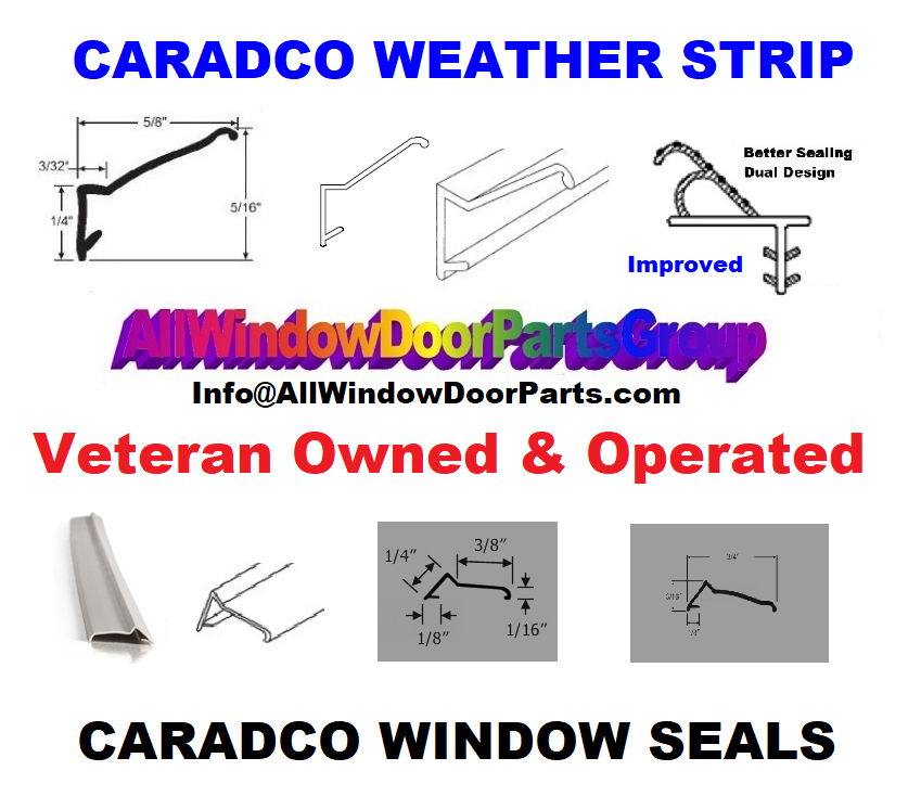 Caradco Casement and Awning Window Weather-Strip Upgrade Seals | All ...