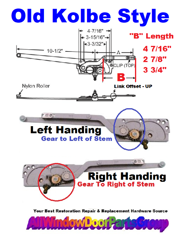 K&K Kolbe | Old Style Casement Operator | Left and Right Handing | All ...