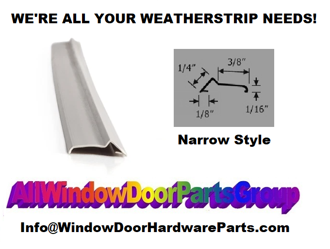 Caradco Old Style Wood Window Weather Strip Replacements TNL10-RFRT ...