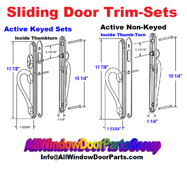 Guardian Glass Sliding French Door, Active Panel Trim Set | All Window ...