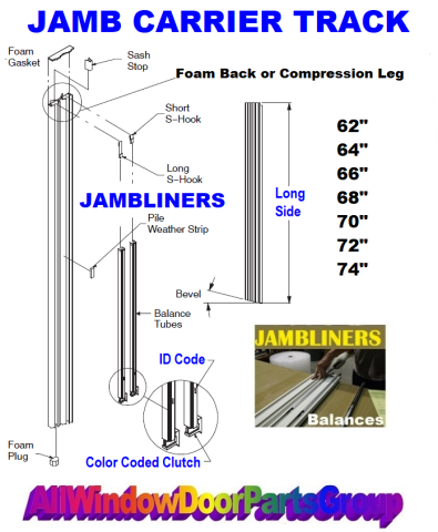 Kolbe Window Jamb-Liner Pairs | Color Coded Clutch - All Sizes | All ...