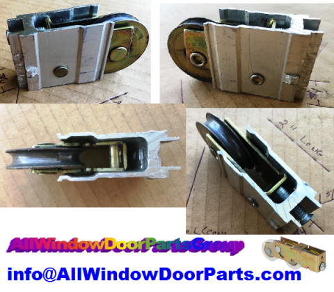 PGT Single 1 1/2" Wheel | Extruded Aluminum Door Wheel Assembly | All ...