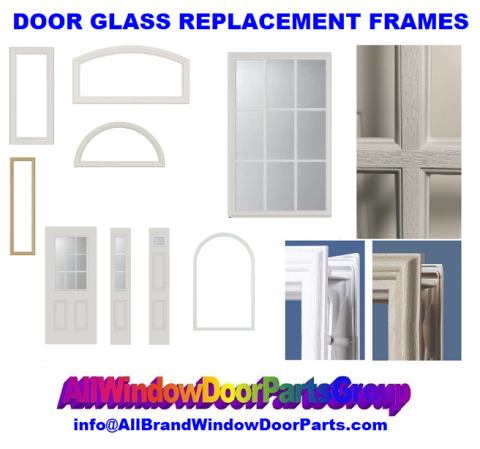 Door Replacement Plastic Glass Frame | 24" X 38" White | All Window ...