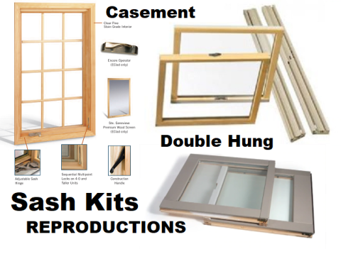 Wood and Clad Casement Window Sash Kits | Replacement Sashes | All ...
